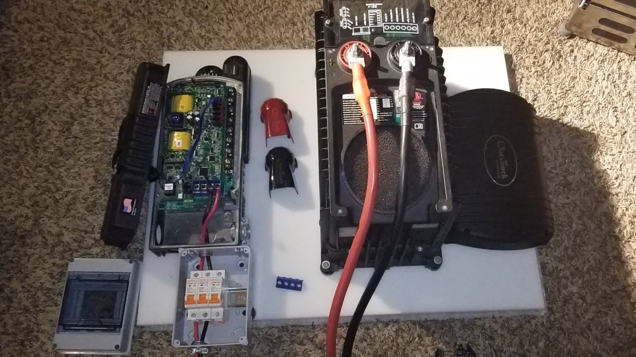 OUTBACK POWER VFXR3524A, SINGLE PHASE INVERTER/CHARGER, BREAKER WIRING ...