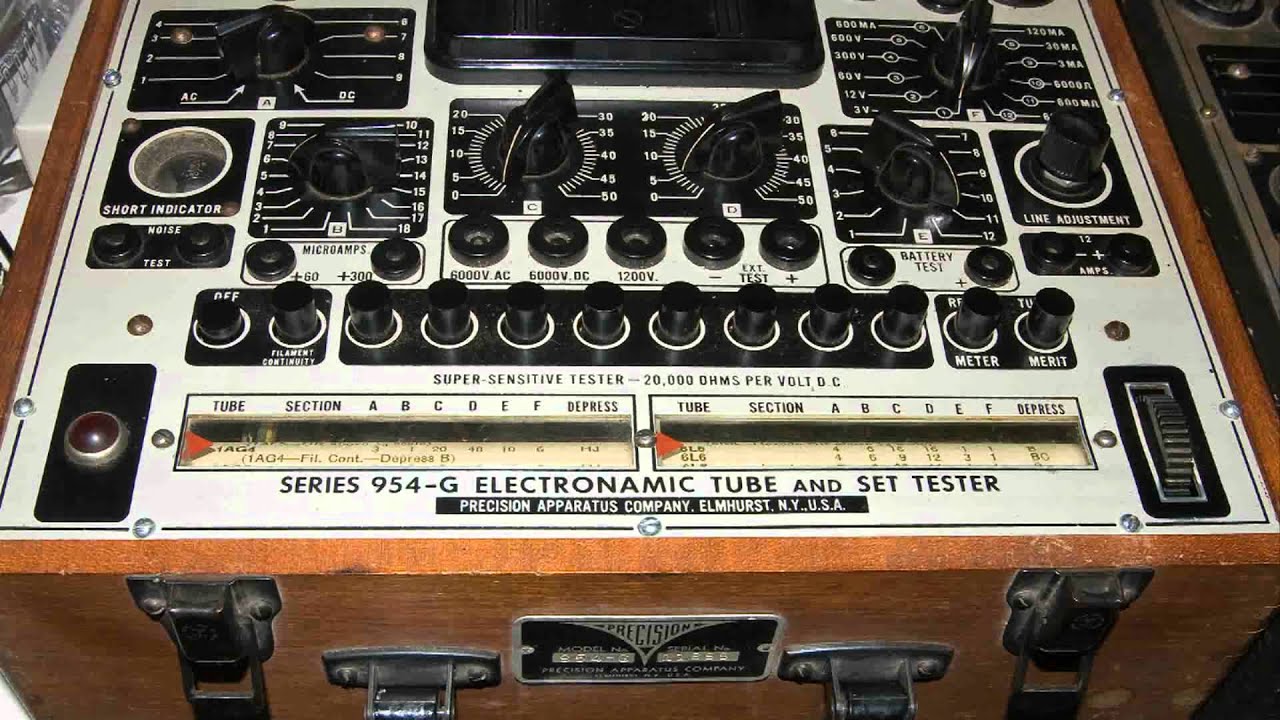 Precision Tube Testers, updating one with the other - YouTube