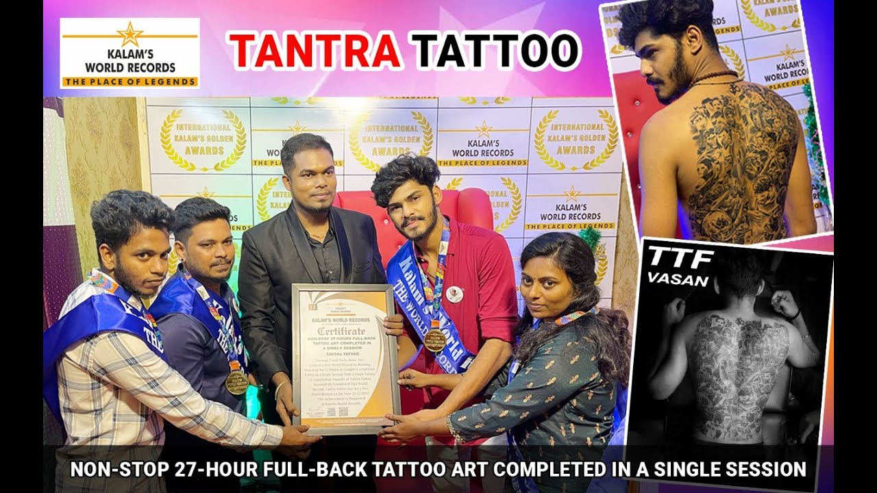Non-stop 27- Hour Full-back Tattoo Art Completed in a Single Session ...