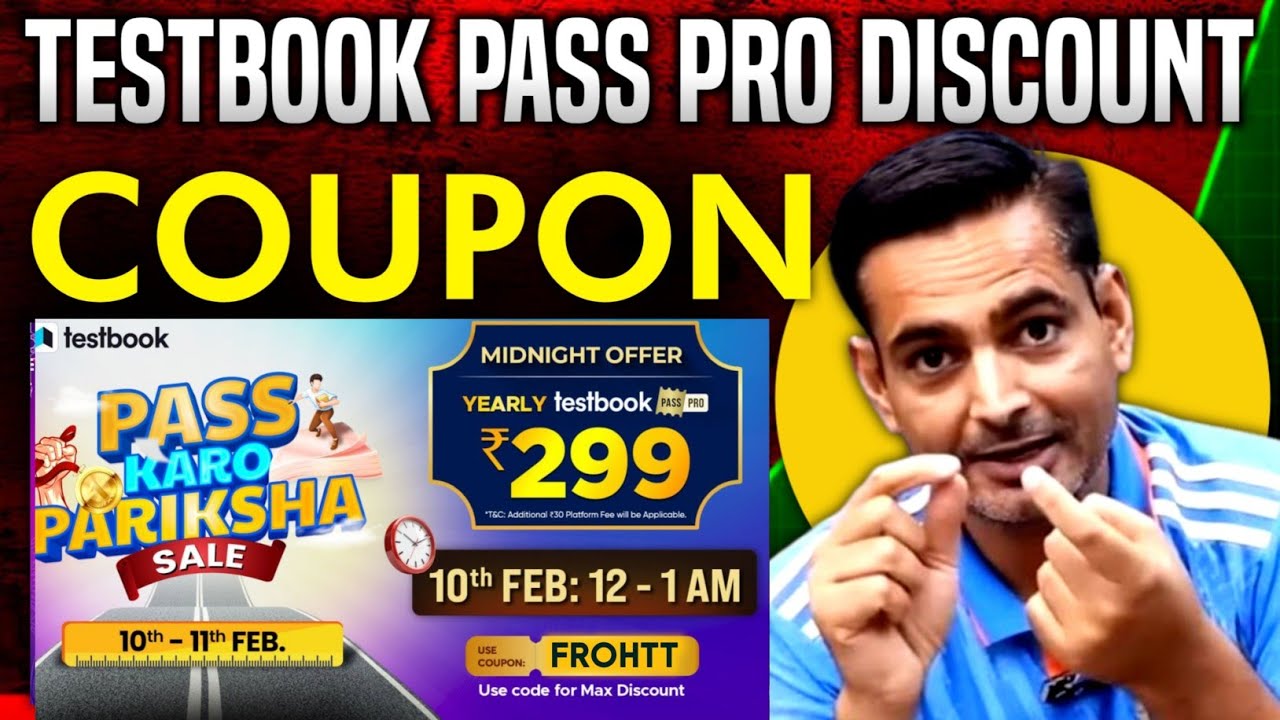 Testbook Pass Karo Pariksha Biggest Sale | Testbook Pass Pro Coupon ...