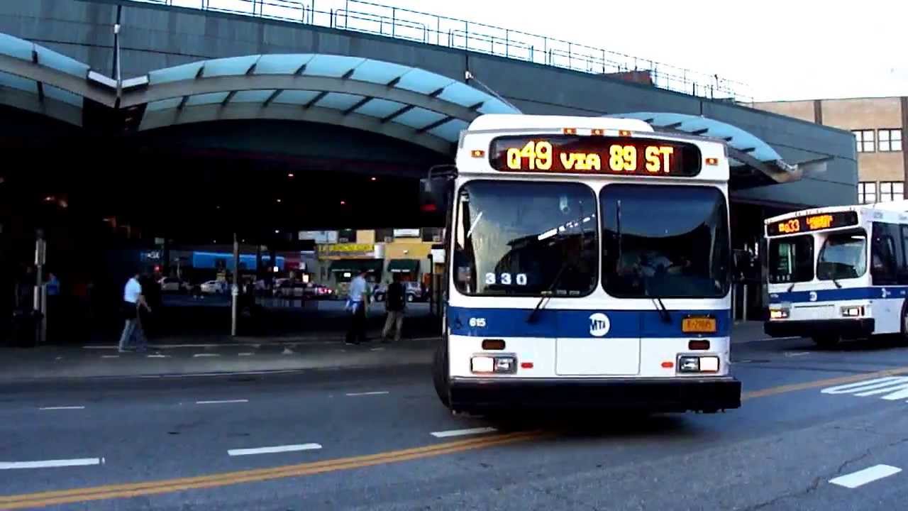 MTA 2012 New Flyer C40LF 615 on the Q49 - YouTube