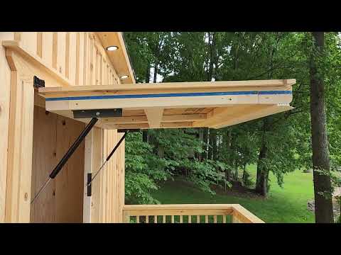 How To Make Heavy Brackets For Gas Door Shocks
