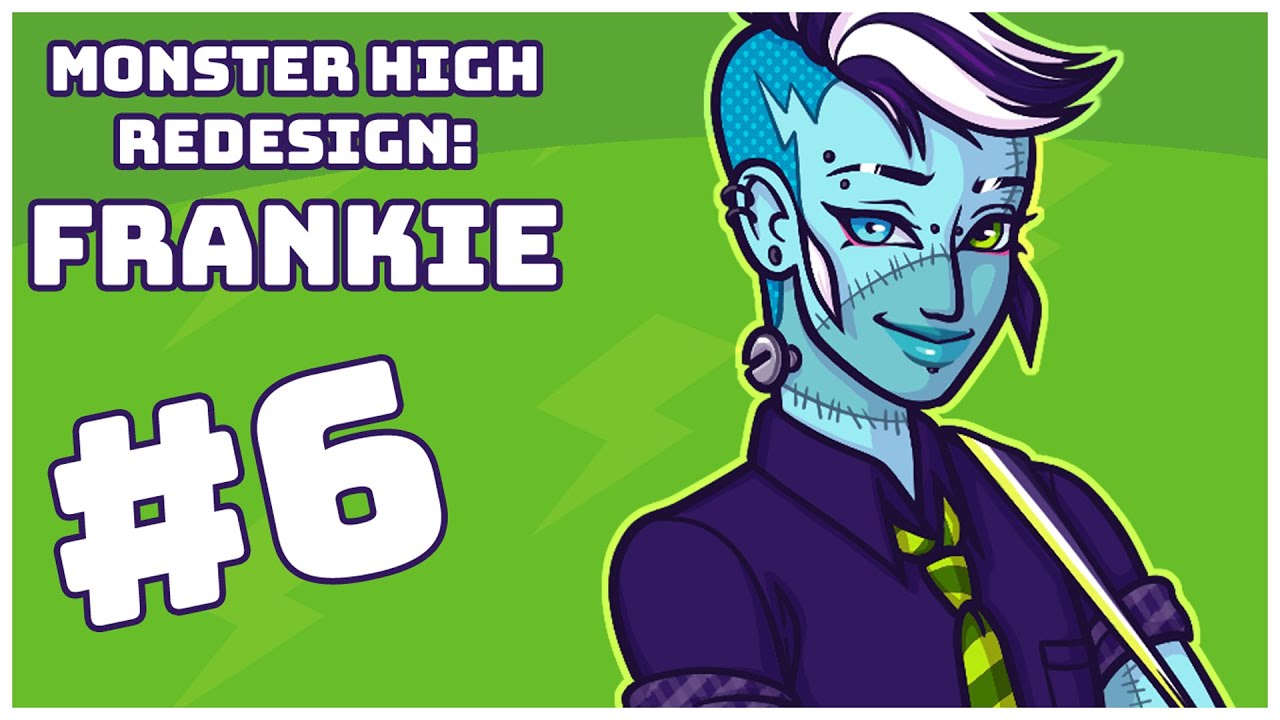 Art Monster High Redesign: Frankie & Clawdeen 6 - YouTube