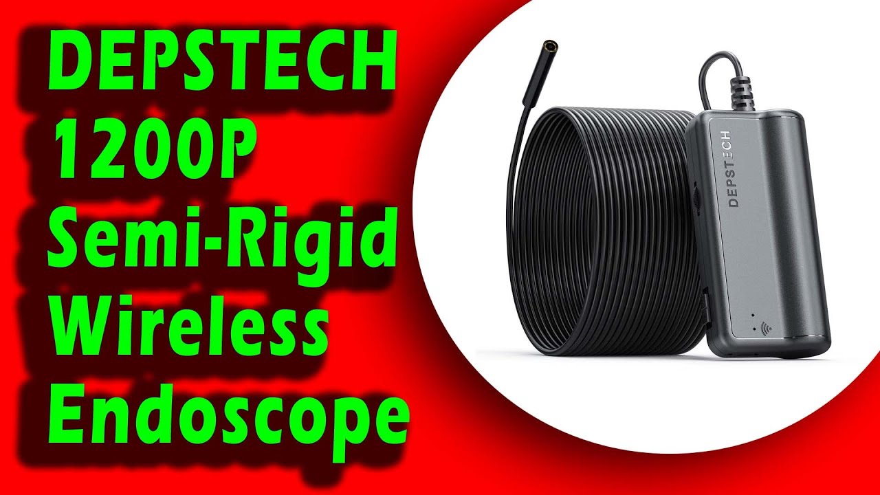 DEPSTECH 1200P Semi Rigid Wireless Endoscope - YouTube