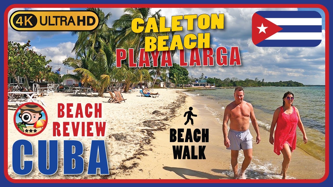 Caleton Beach Playa Larga Cuba 🇨🇺 (Beach for chilling) 4K Walking Tour ...