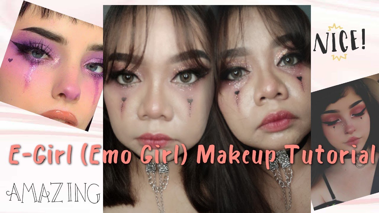 E Girl Emo Girl Makeup Tutorial Youtube