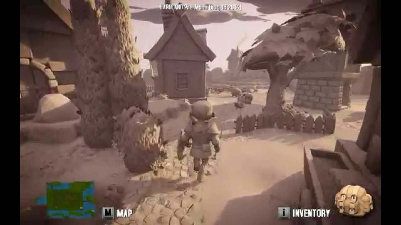 Hardland - Clay shader test - YouTube