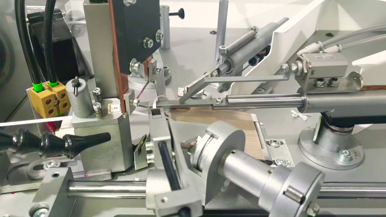 Automatic bow making machinery from Spain - YouTube