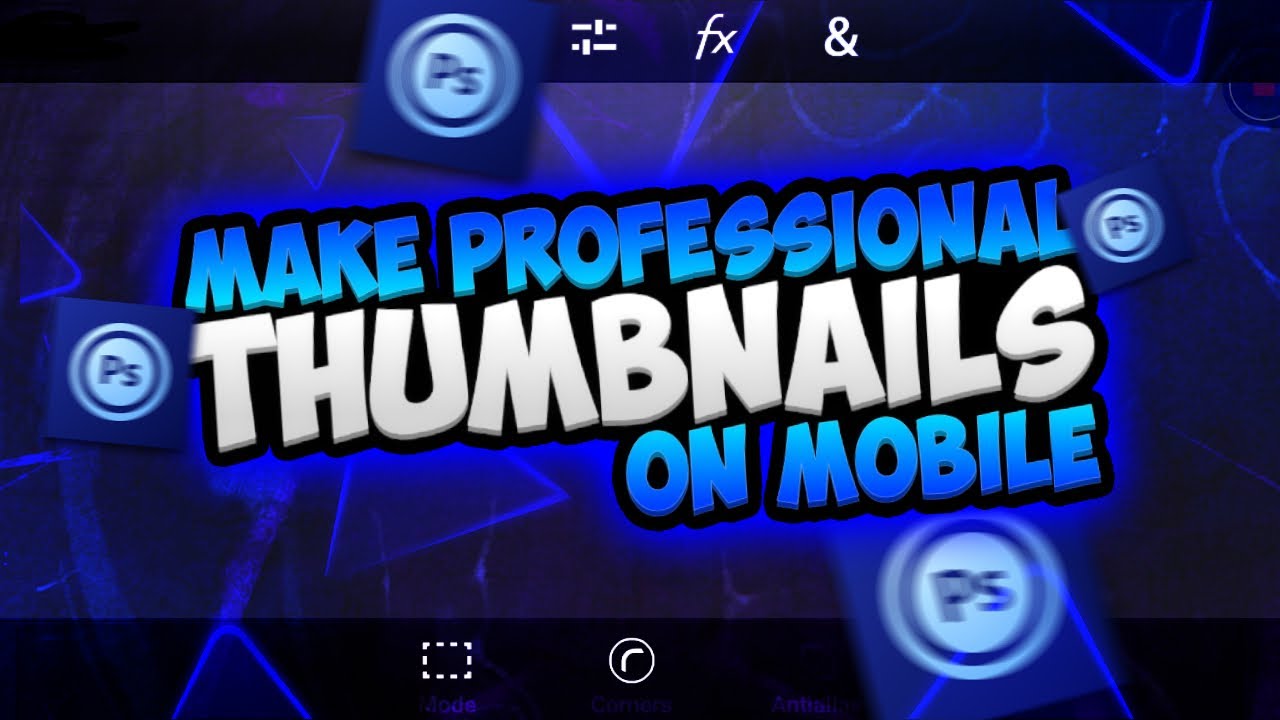 How To Make Professional Thumbnail On Android 2023 | YouTube Thumbnail ...
