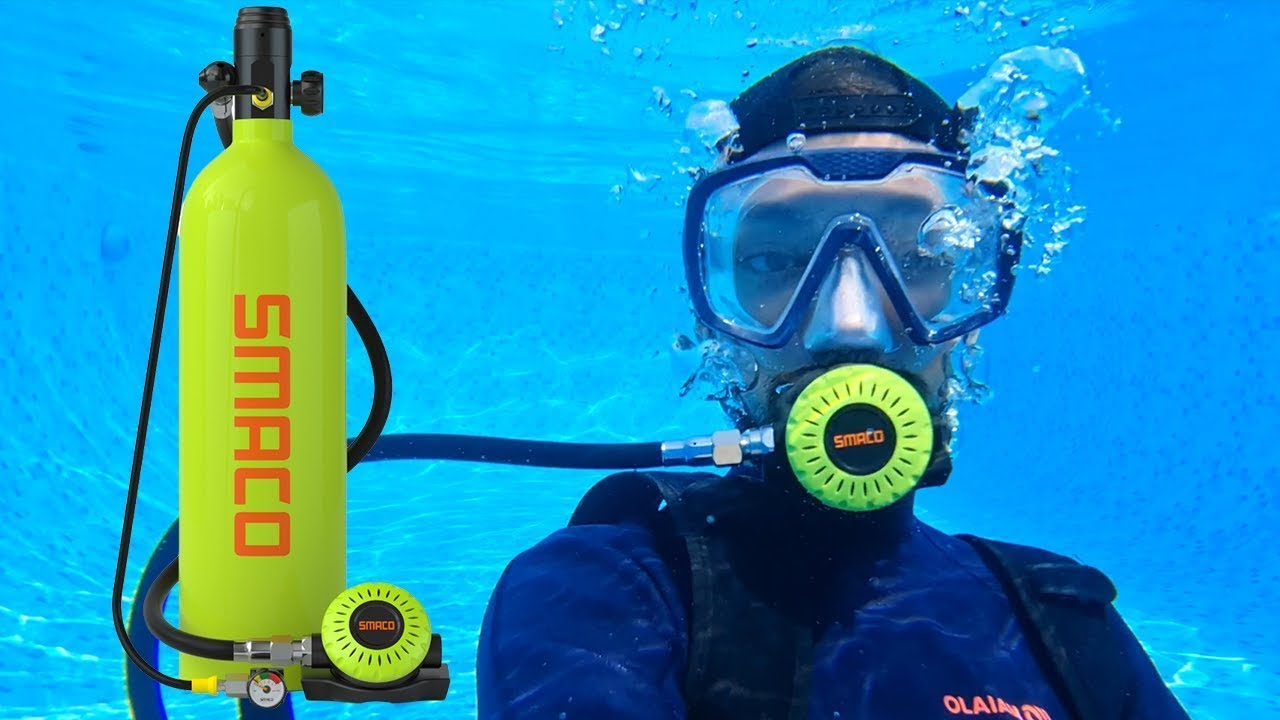 SMACO S700 2L Portable Scuba Diving Tank Review - YouTube