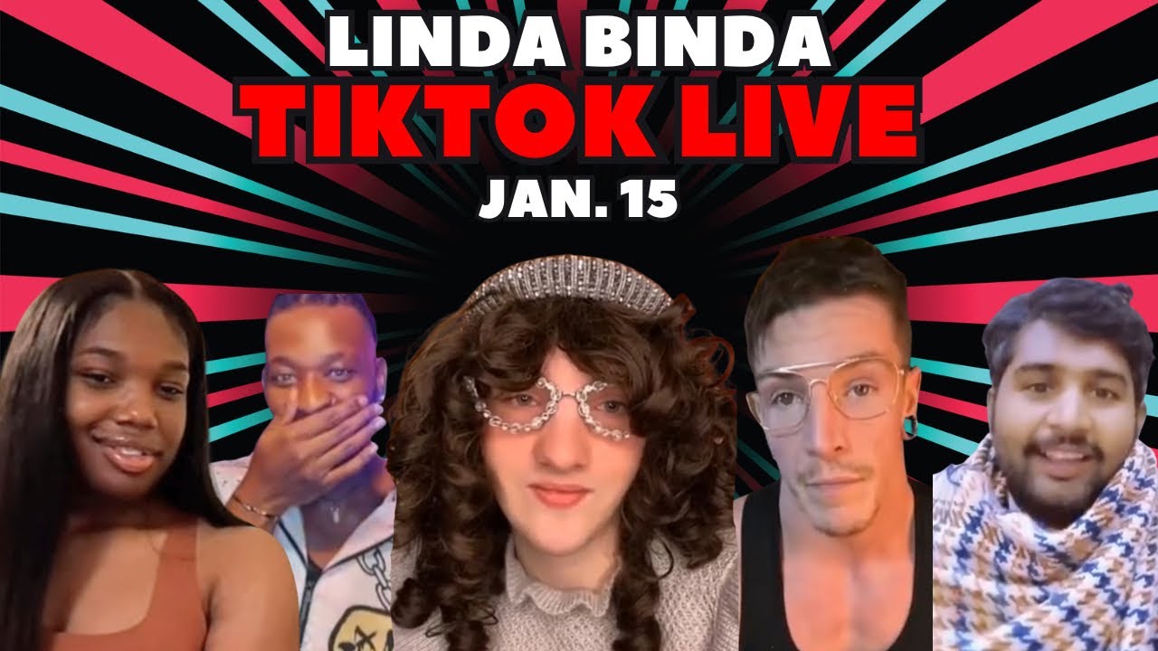 Linda Binda TikTok Live (January 15th) [PART 2 w/ Prettyaxme, Trevee ...