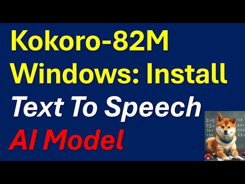 Kokoro-82M: Install and Run Locally Fast, Small, and Free Text to Speech AI Model Kokoro-82M