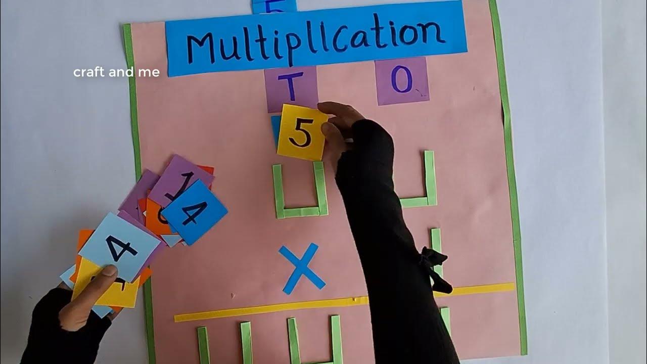 Multiplication Math working model |Math project | Math tlm ...
