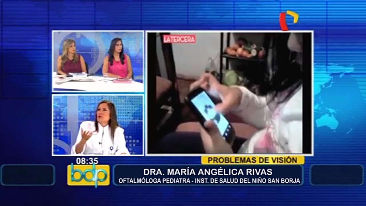 Entrevista a María Angélica Rivas, oftalmóloga del INSN SB (CANAL 5 ...
