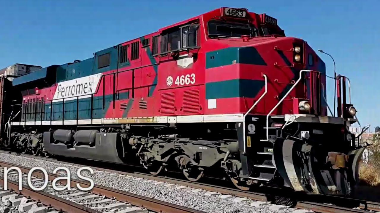 Tren Ferromex en León, Guanajuato. México NOAS_5 - YouTube