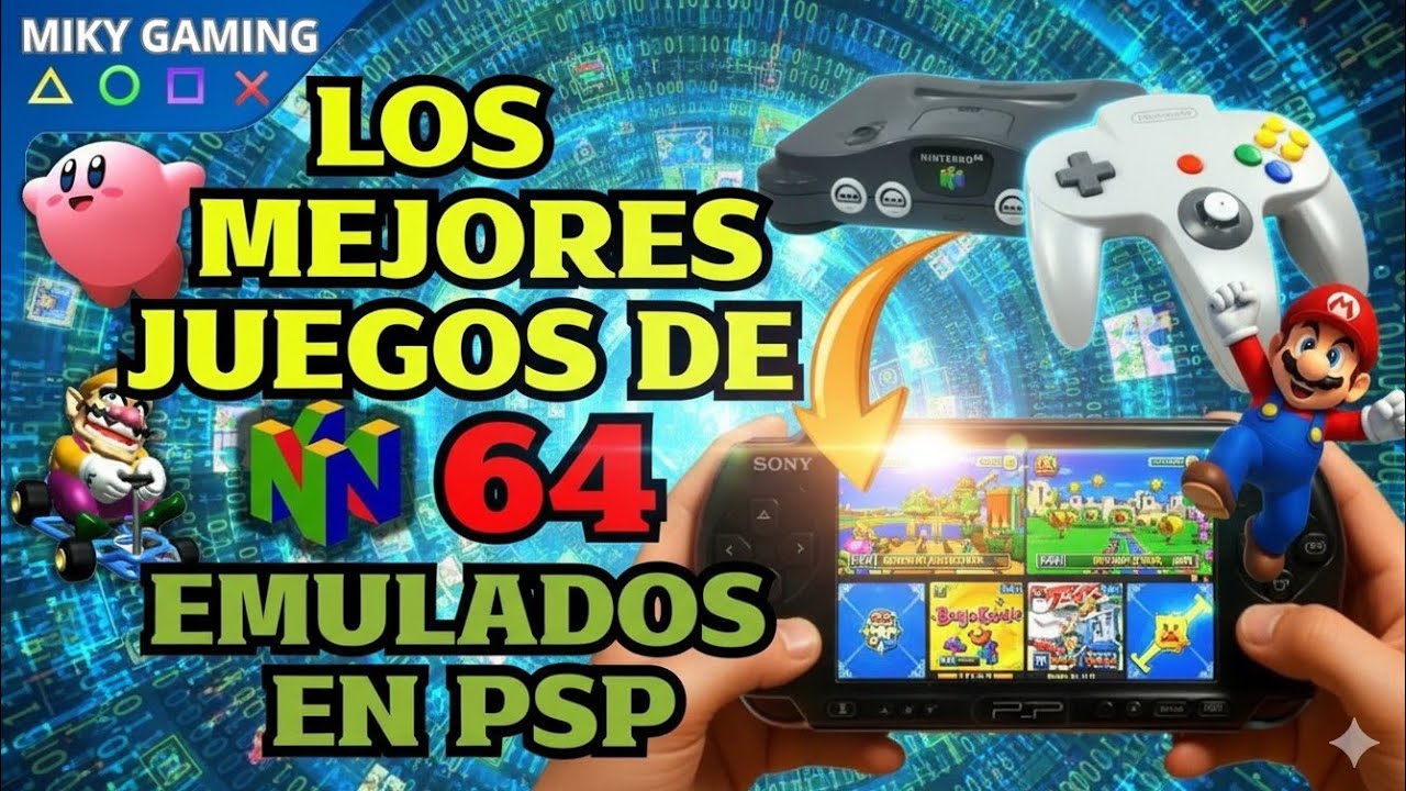 Nintendo 64 en PSP - MAXIMO RENDIMIENTO - YouTube