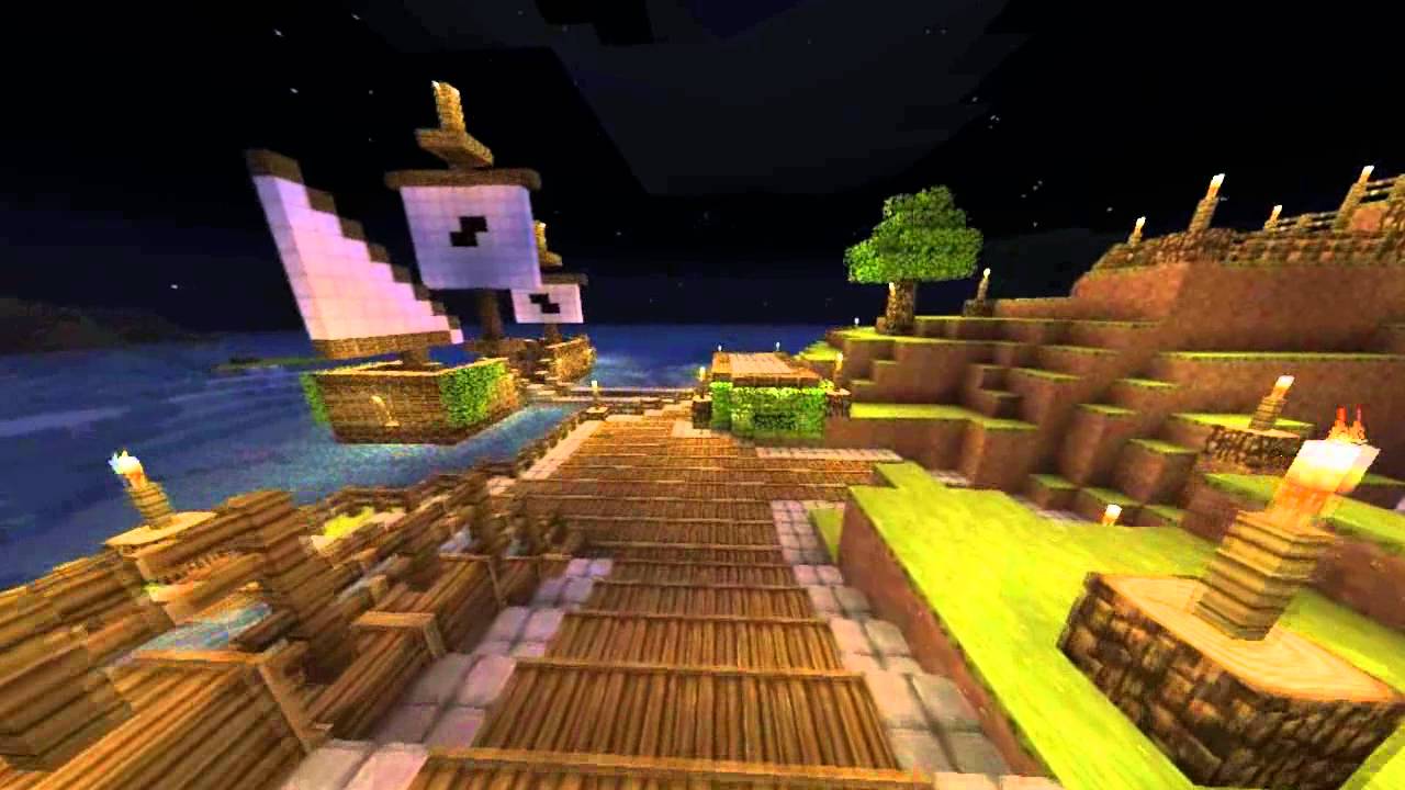 Minecraft: Riverside Village - YouTube