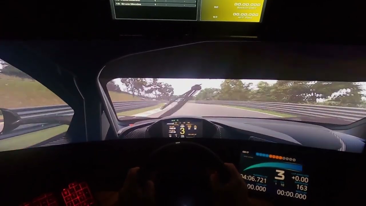 49inch vs triple screen setup for sim racing - YouTube