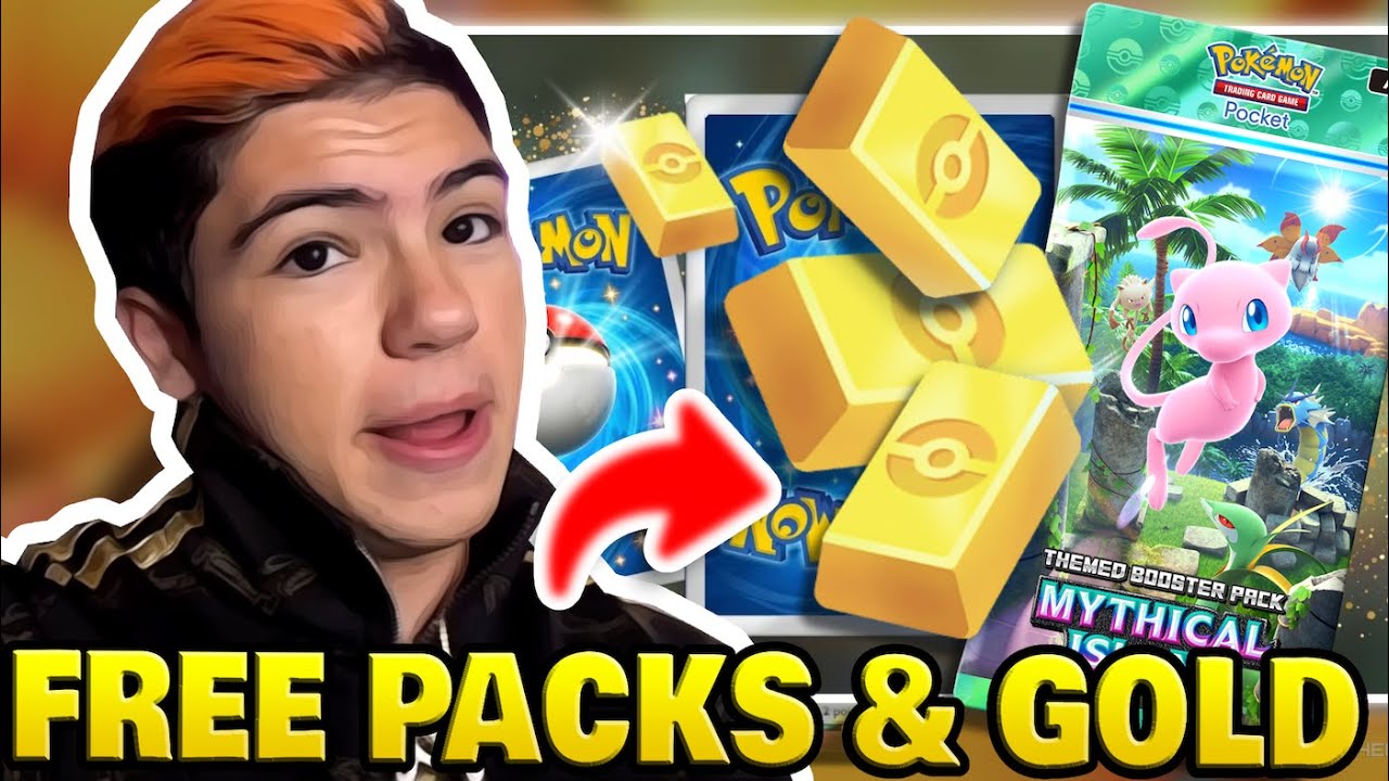 How to get *FREE PACKS & GOLD* in Pokemon TCG Pocket 💛 Free Pokemon TCG ...