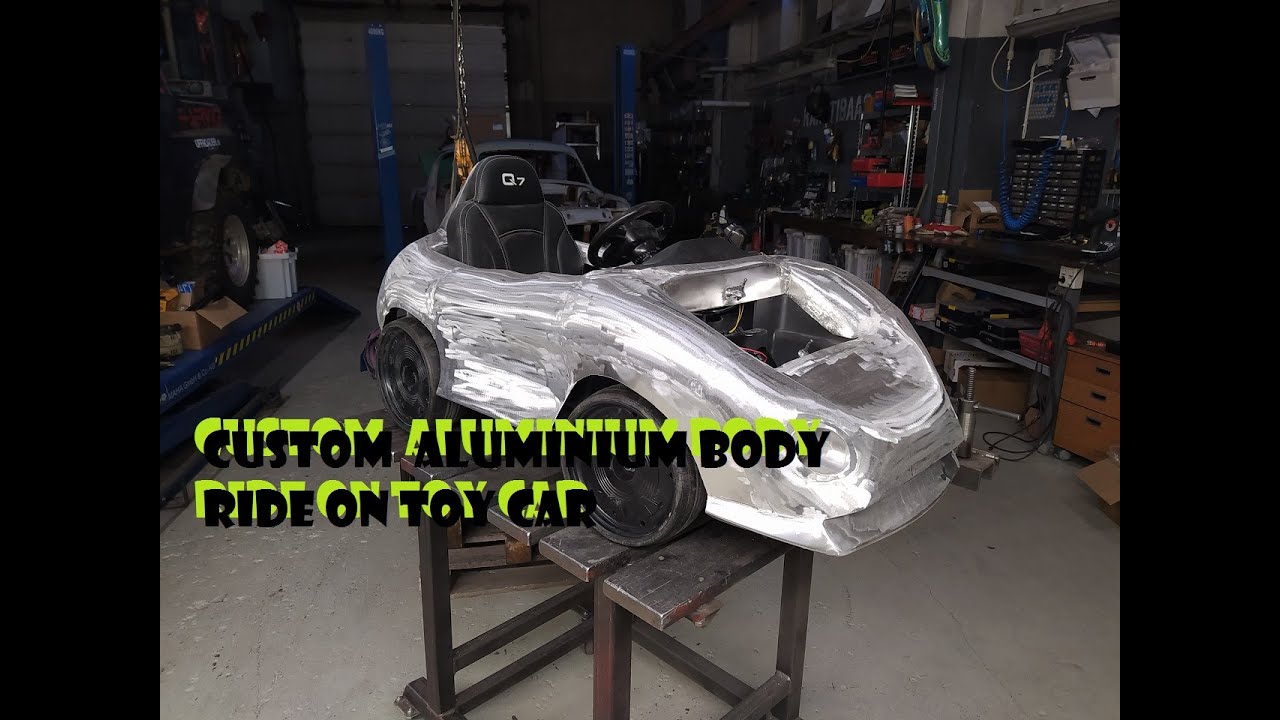 Ride-on Mini Sportscar Custom All Aluminium Body Fabrication - YouTube
