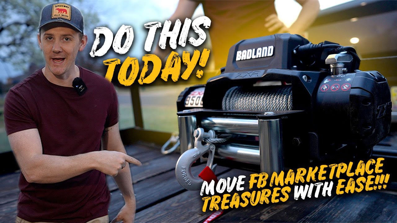 Load like a PRO, DIY Removable Trailer Winch Installation for CHEAP ...