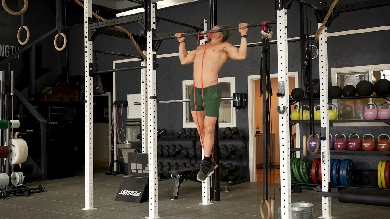 Band Assisted Wide Grip Pull Up Youtube