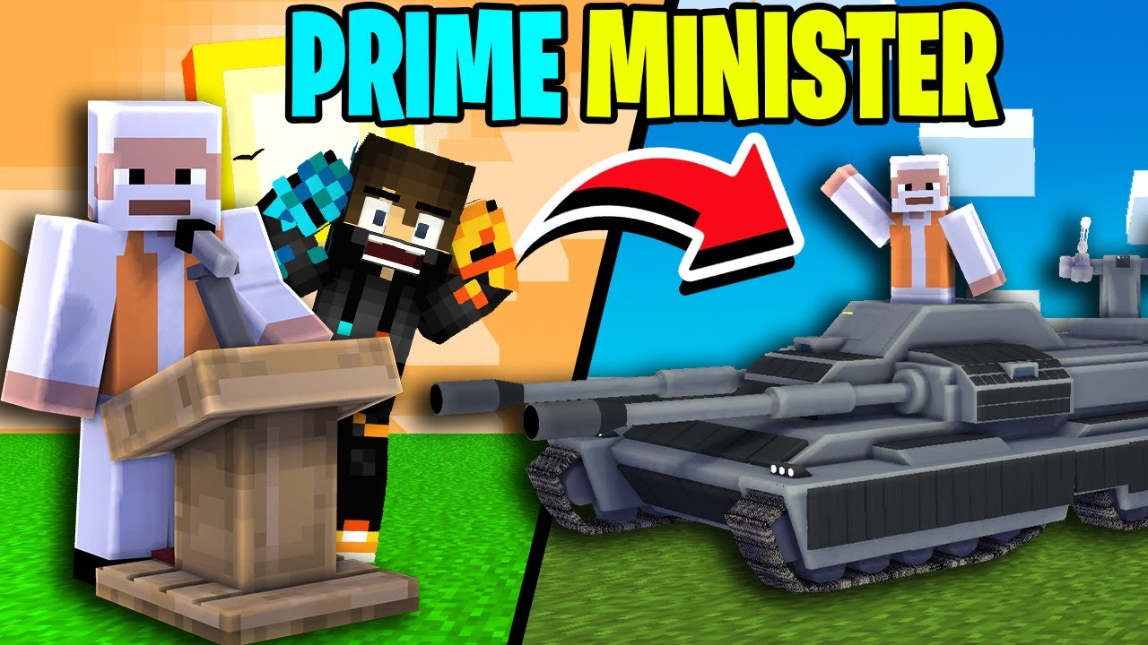 I Become PRIME MINISTER In Minecraft 🇮🇳💪 - YouTube