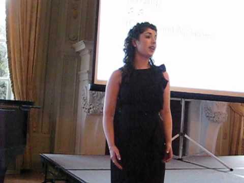Soprano Chelsea Friedlander sings at Celebrate the Arts - YouTube
