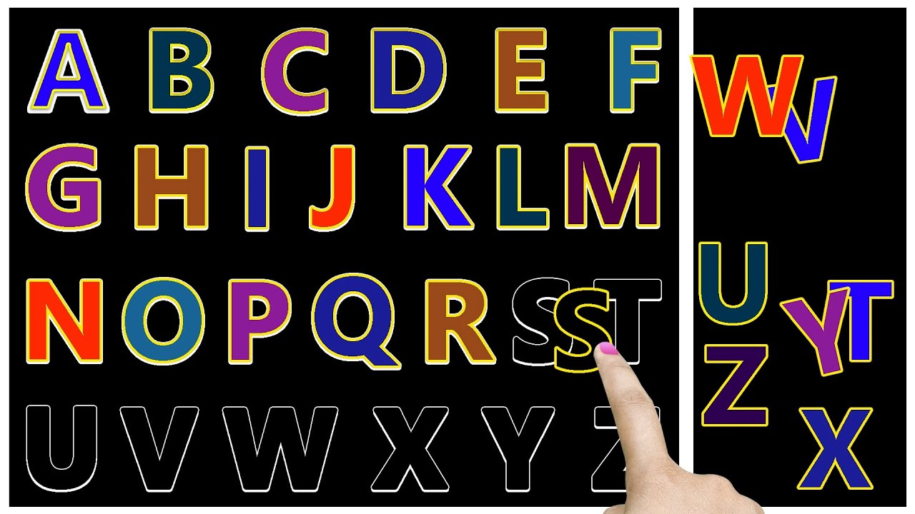 A to Z Match the Letters | A B C D Alphabets | A B C D for Kids - YouTube