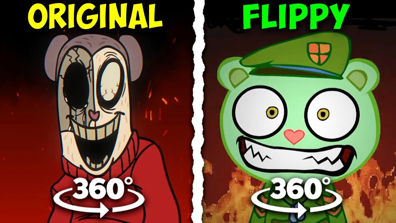 360º VR Fnf Twiddlefinger Original vs Happy Tree Friends - YouTube