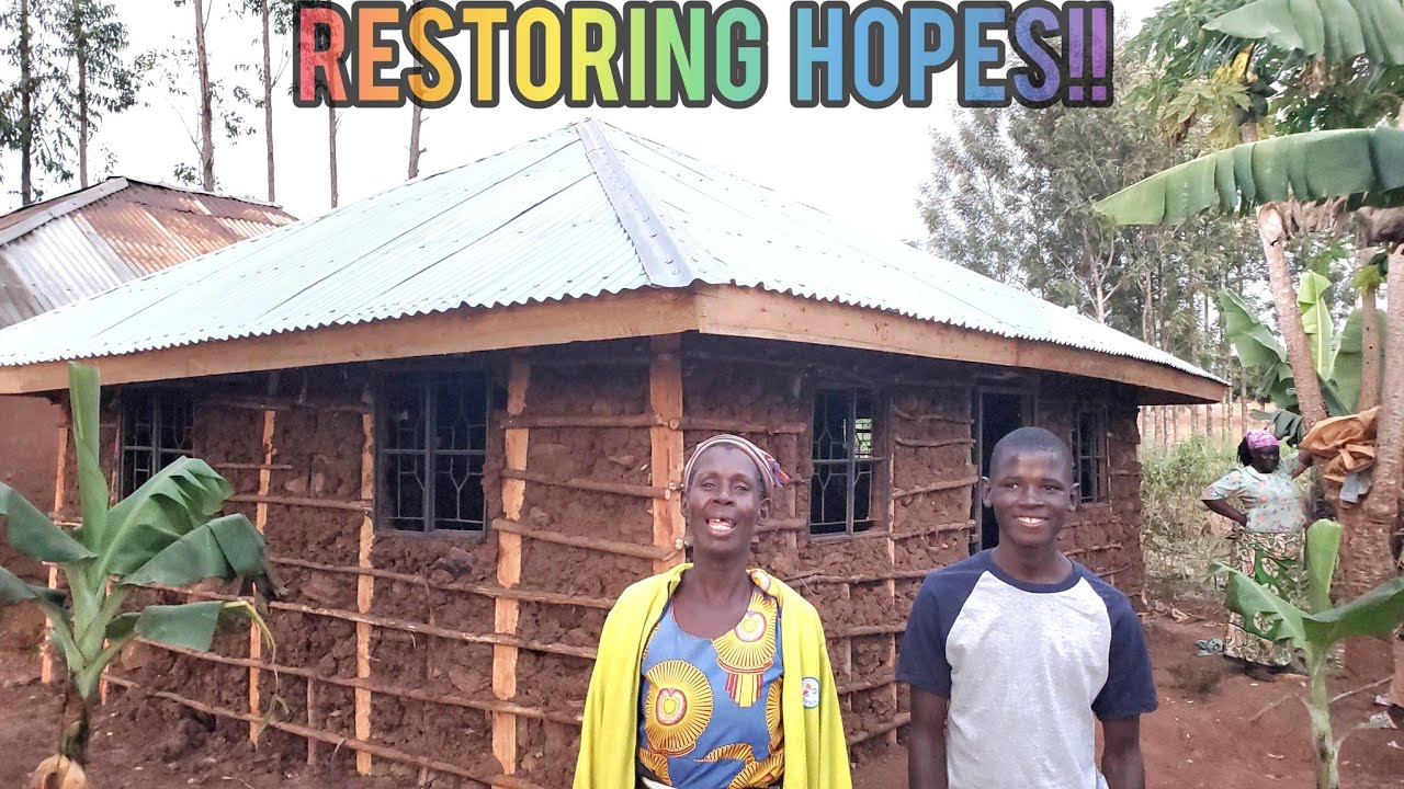 BUILDING CHARITY HOUSE FOR A WIDOW IN AFRICA!!#charity - YouTube
