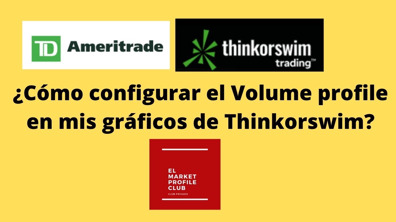 ¿Cómo configurar el volume profile en mi gráfica de thinkorswim? - YouTube