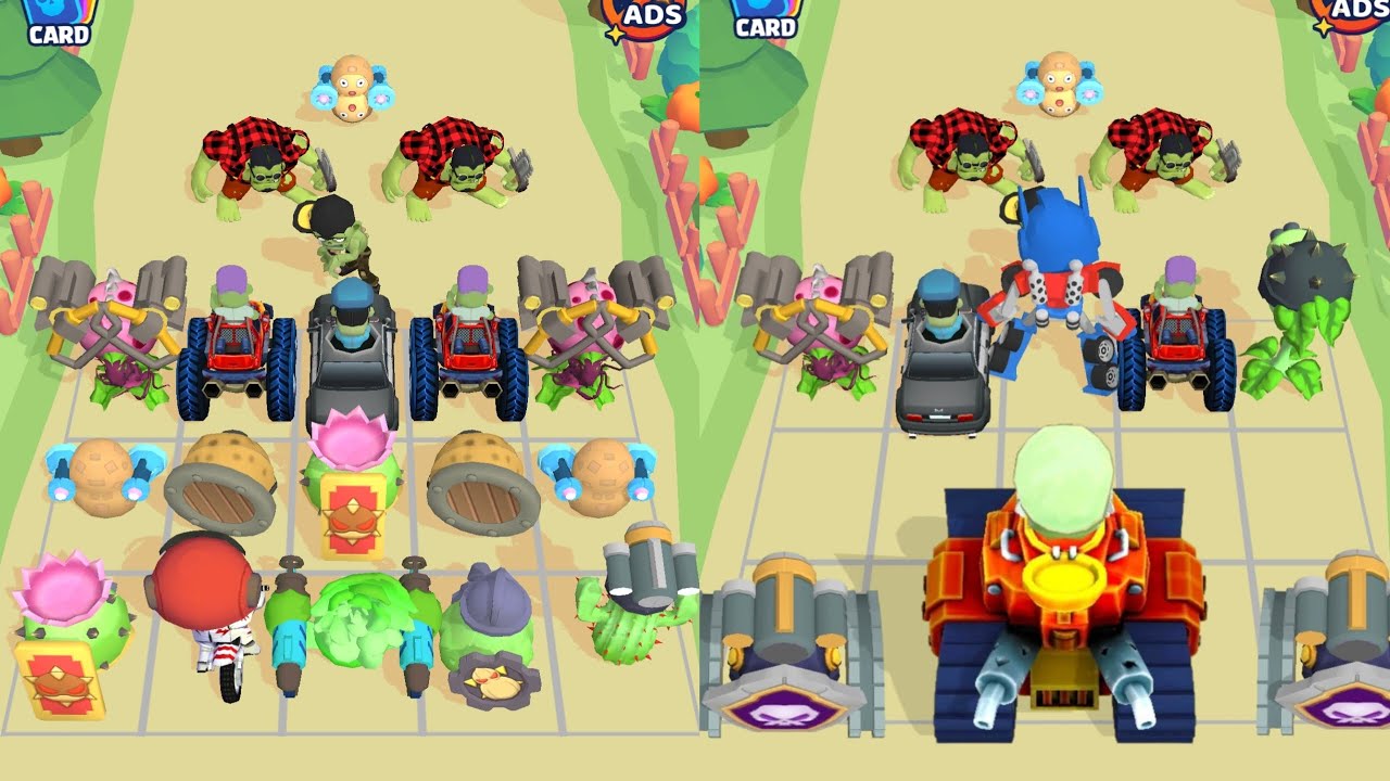 Merge Zombie vs Plant Max Level Merge Gameplay - YouTube