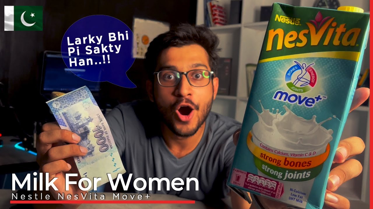Nestle NesVita Move + Milk For Women & Men | Reviews & Taste Test - YouTube