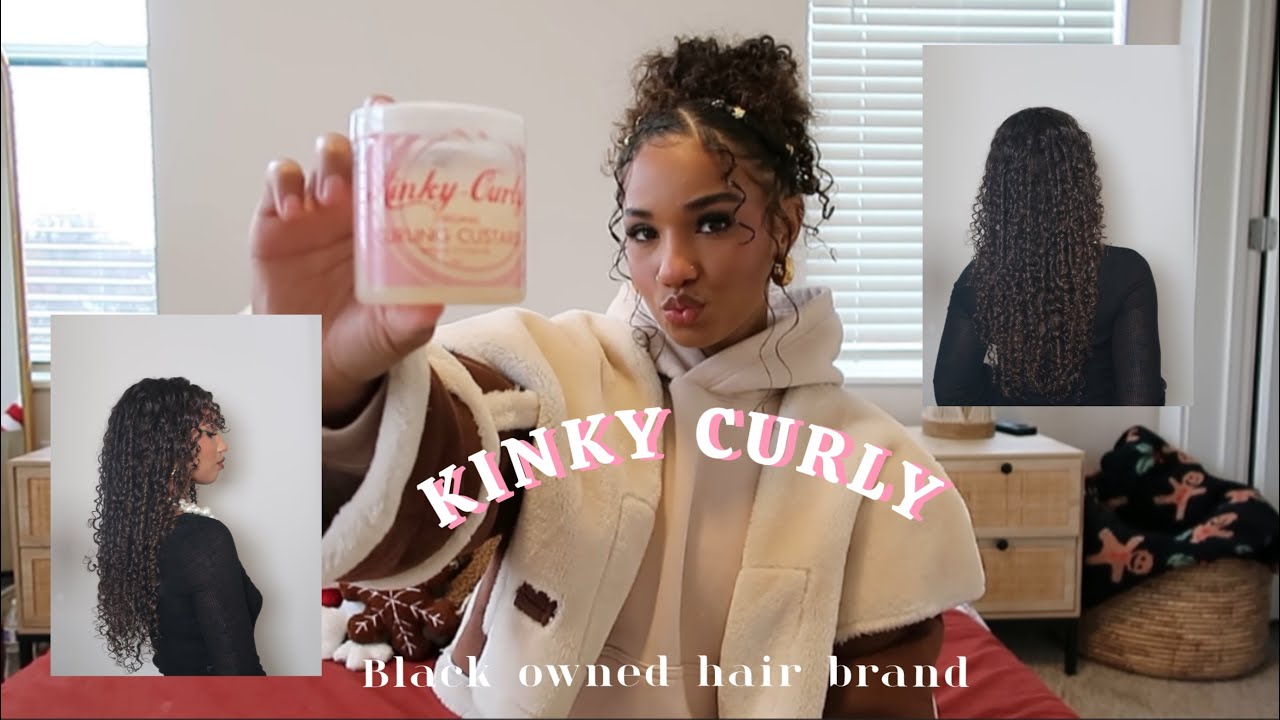 KINKY CURLY | BLACK OWNED HAIR BRAND | ON 3a/b CURLS - YouTube
