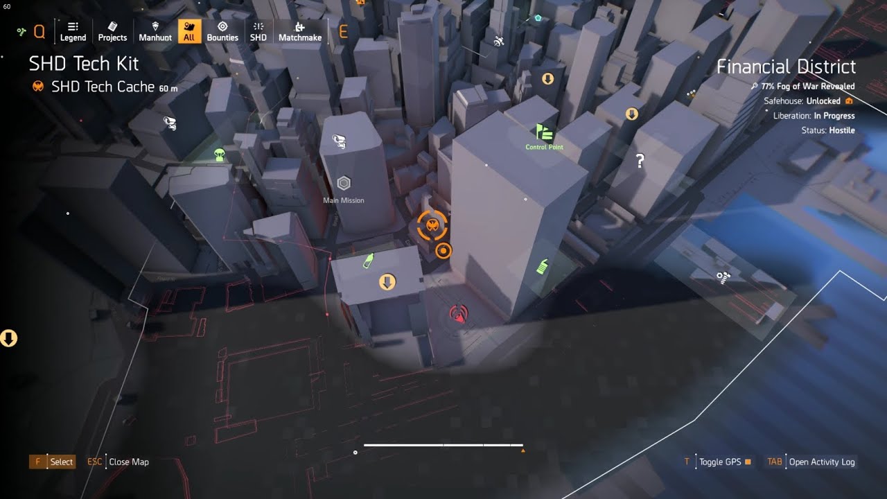 Tom Clancy's The Division 2 Financial District SHD Tech Cache #5 - YouTube