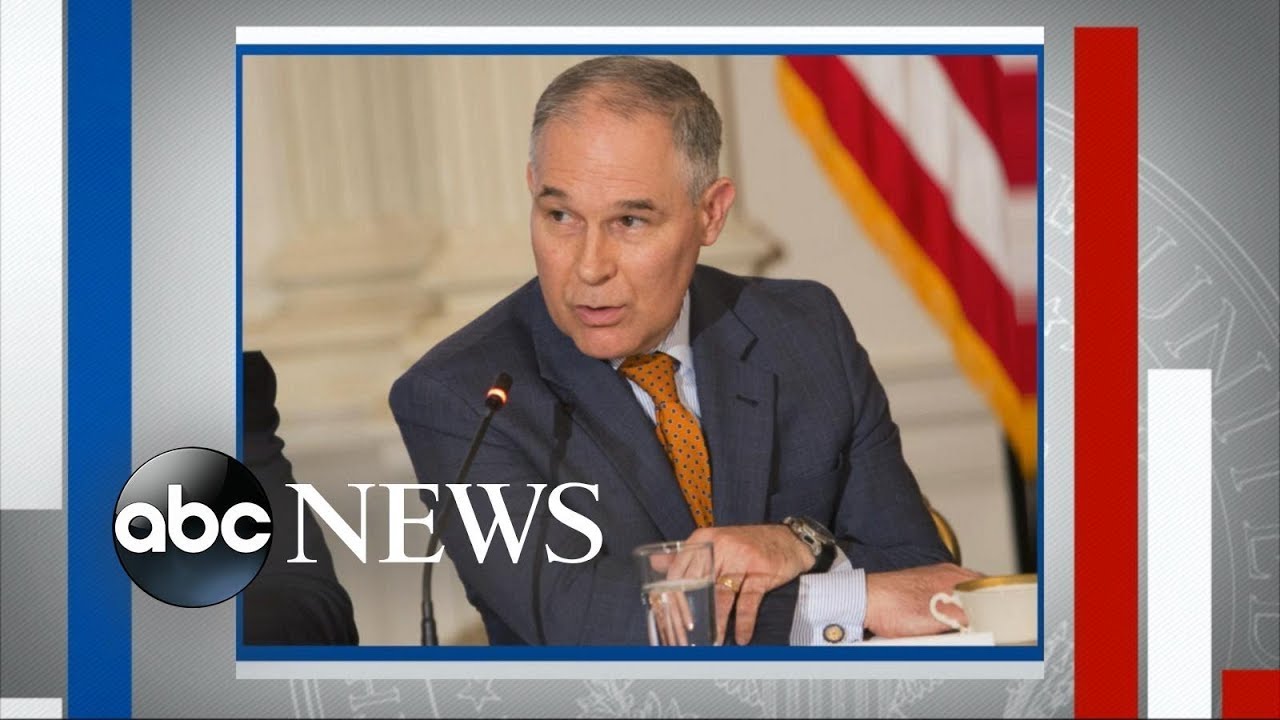 President voices support for embattled EPA chief - YouTube