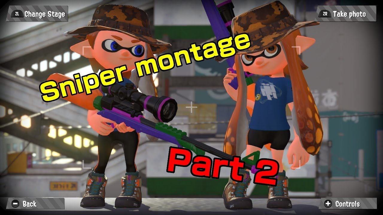 Sniper montage Part 2 | Splatoon 2 - YouTube