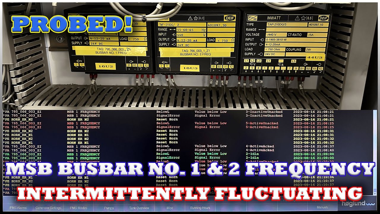 #Probed! MSB Busbar No. 1 & 2 Frequency Intermittently Fluctuating ...
