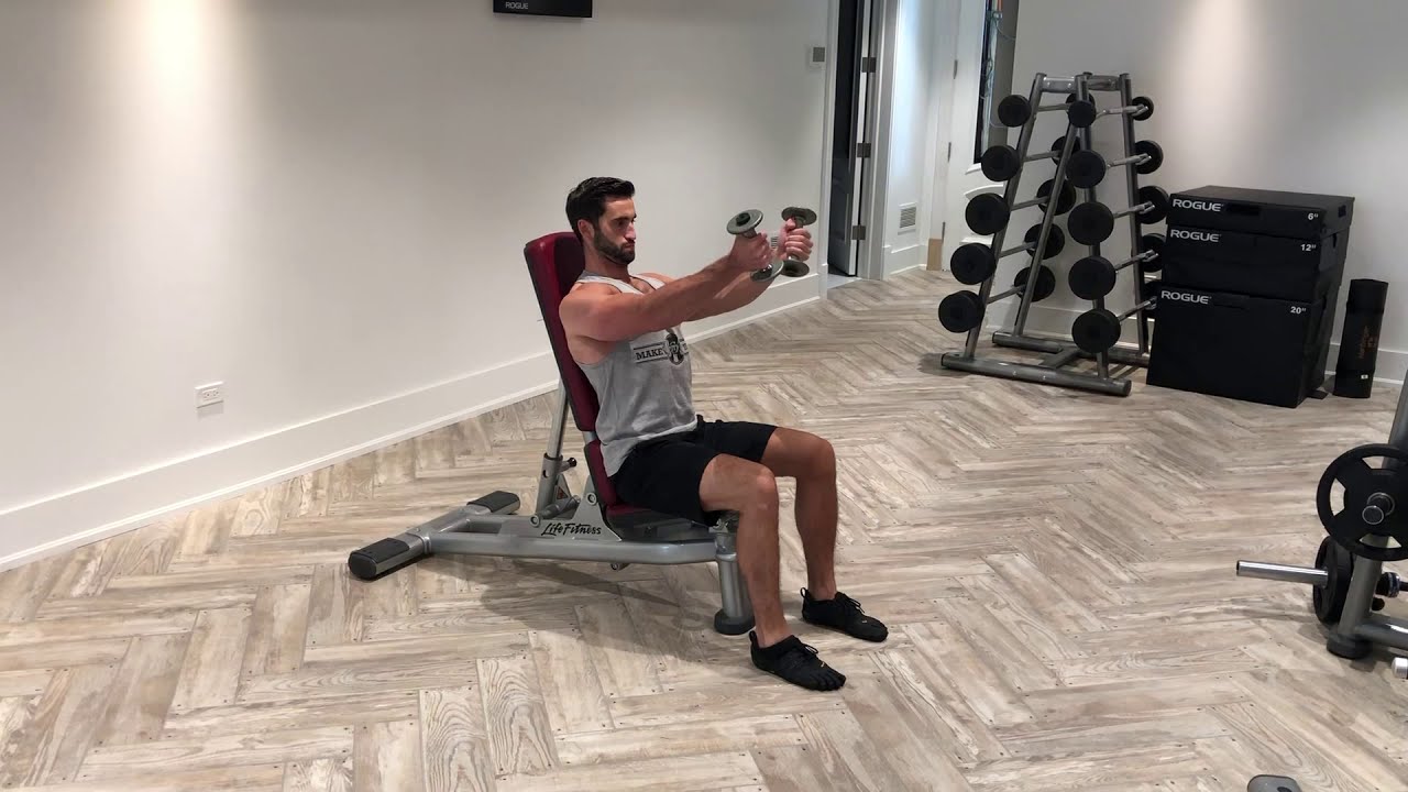 Seated Dumbbell Fly’s (Low to High) - YouTube