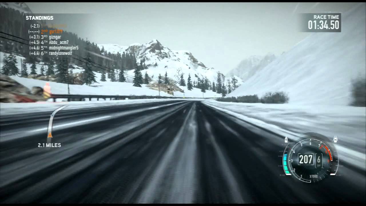 NFS The run Snow Level Play through - YouTube