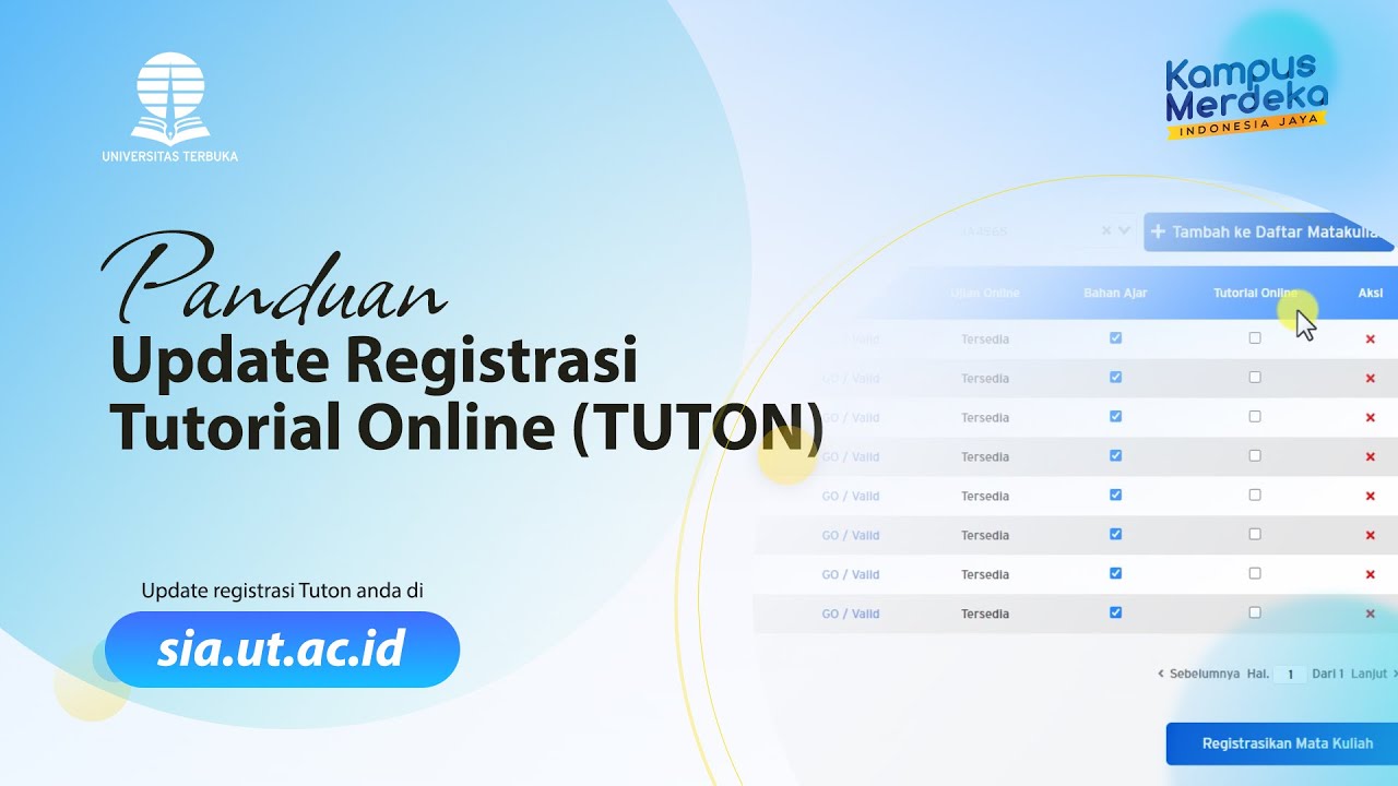 Panduan Update Registrasi Tutorial Online - YouTube