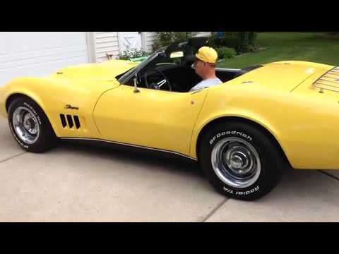 1969 Yellow Corvette Convertible Big Block from THE VETTE NET - YouTube
