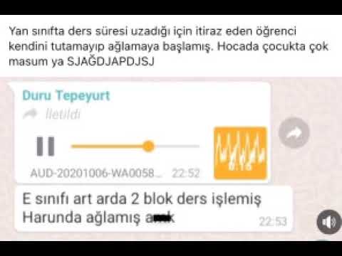 Canlı Derste Ağlayan Adam