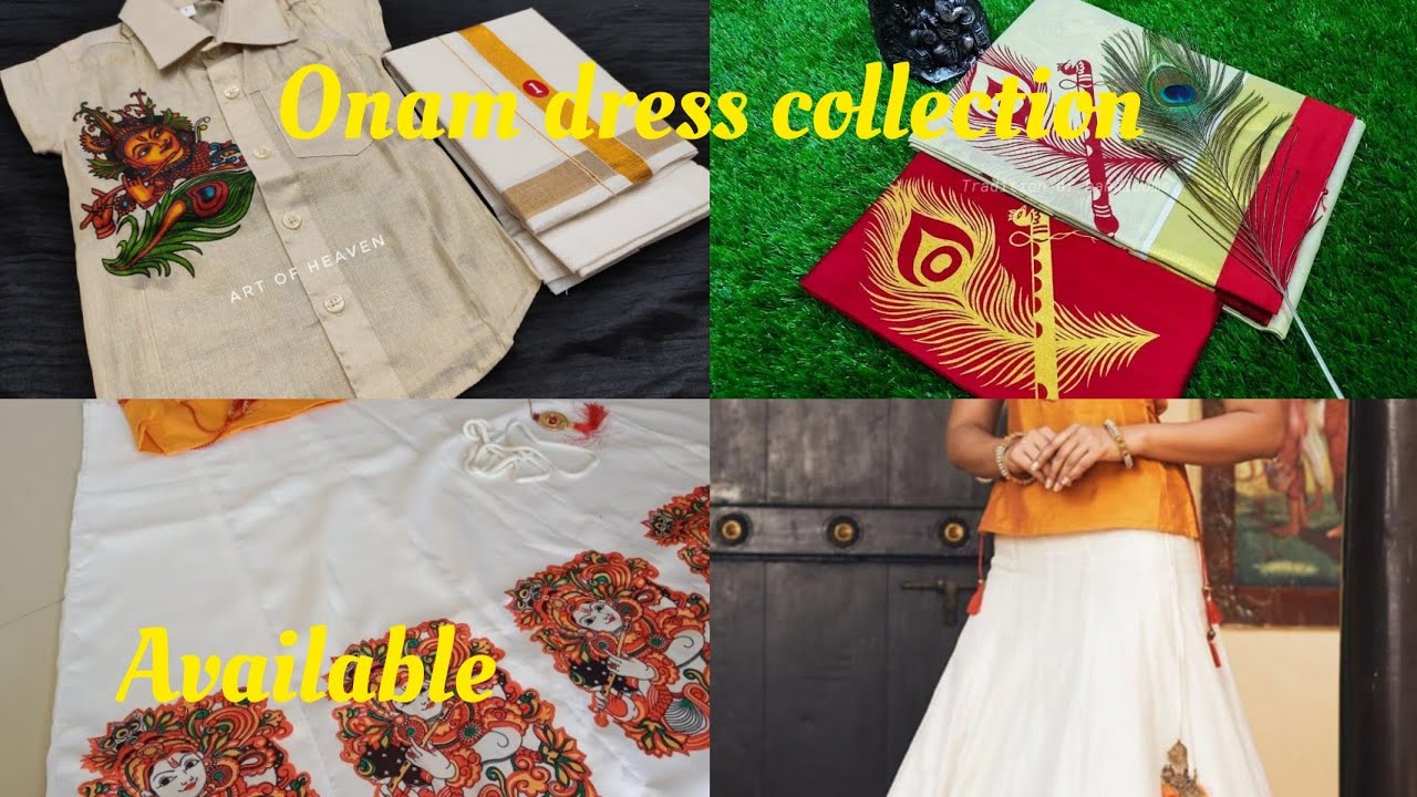 onam celebration dress collection/Kerala dress collection/set mundu ...