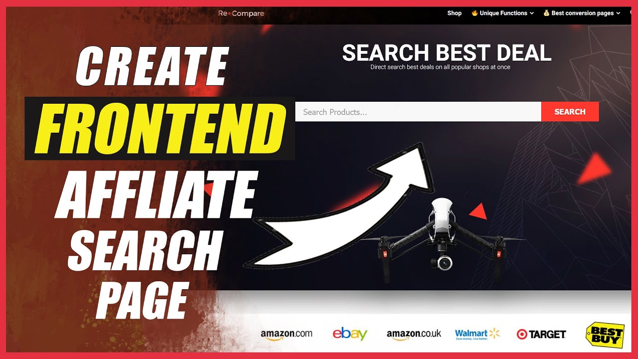 How to Create Frontend Affiliate Product Search Page in WordPress ...