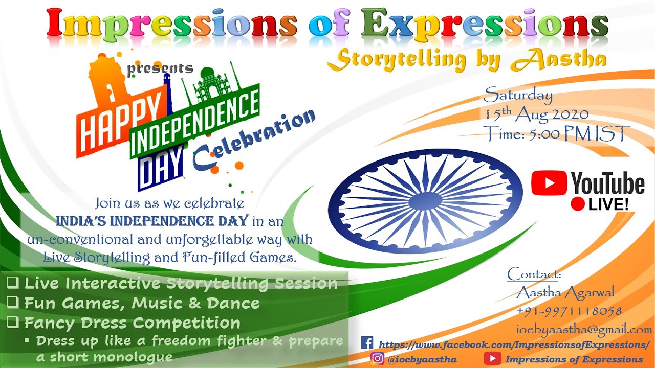 Independence Day Celebrations with Impressions of Expressions - YouTube