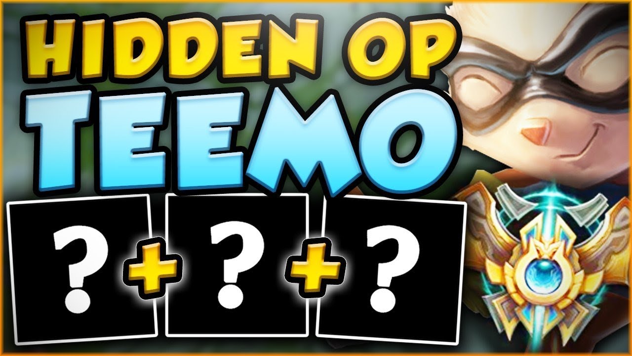 THE NEW OP TEEMO BUILD CHALLENGER PLAYERS ARE ABUSING! TEEMO SEASON 8 ...