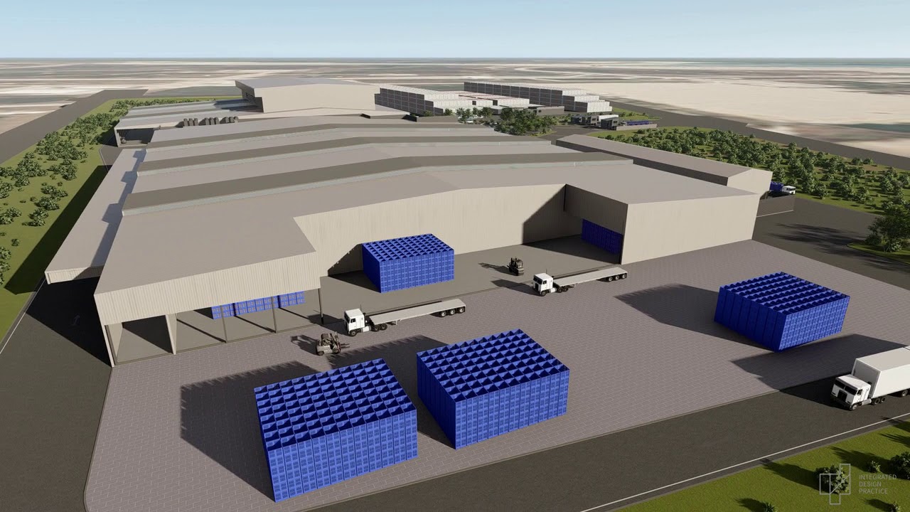 Coega Fruit Terminal - Rendered fly through - YouTube