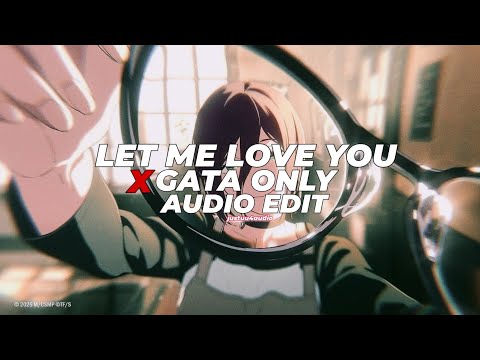 gata only X let me love you (dscvr remix/tiktok  version)- floyymenor , justin Beiber [edit audio]